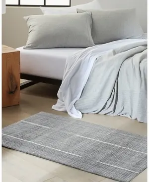 Calvin Klein Ck041 Architectura Act01 Area Rug, 2' X 3 - Denim
