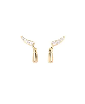 PDPAOLA Kira Stud Earrings - Gold