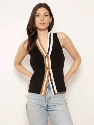 Central Park West Ace Button Up Tank