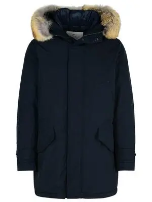 Woolrich Polar Cotton Blend Parka - Blue