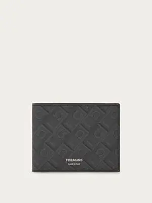 FERRAGAMO Monogram Wallet - Black