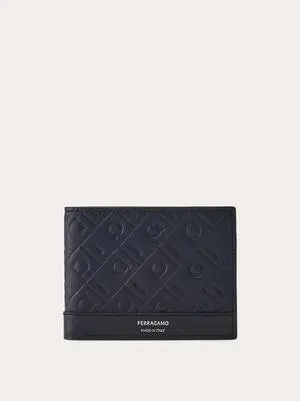 FERRAGAMO Monogram Wallet Blue