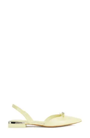 Dkny Mahaska Slingback Pointed Toe Flat - Chamomile