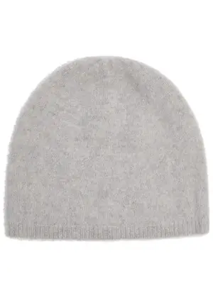 LISA YANG Lisa Yang Brushed Cashmere Beanie Grey