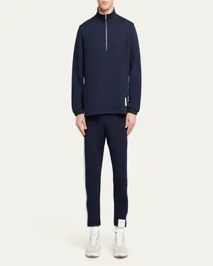 Thom Browne Terry Quarter-zip Sweatshirt