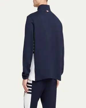 Thom Browne Terry Quarter-zip Sweatshirt