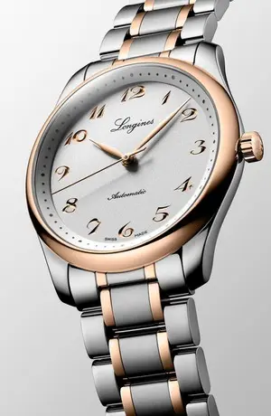 LONGINES Master Collection Automatic Bracelet Watch - Rose Gold