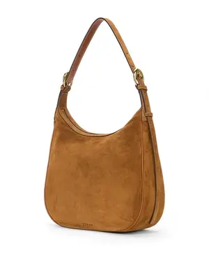 Staud Pine Leather Hobo Bag - Tan