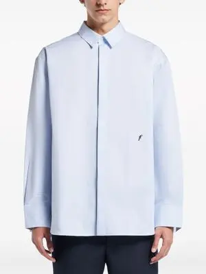 FERRAGAMO Striped Cotton Shirt