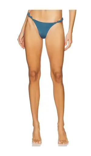 VIX PAULA HERMANNY Holly Detail Cheeky Bikini Bottom - Bayside
