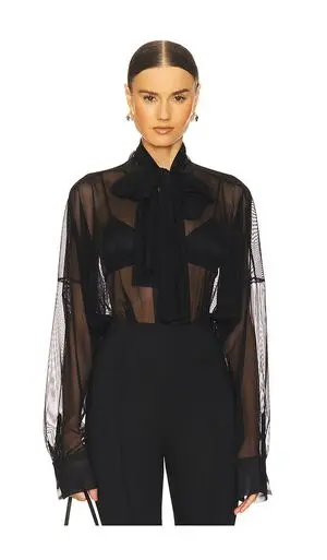 Norma Kamali Sheer Tops