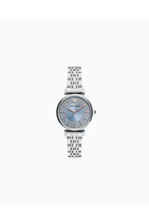 Emporio Armani Two-hand Stainless Steel Watch - Red