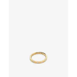 Monica Vinader Fiji Gem Lab-grown Diamond Ring - Yellow Gold
