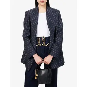 Chloé Spin Large Leather Tote Bag - Black
