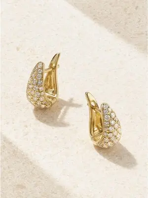 ANITA KO Baby Claw 18-karat Diamond Earrings - Gold