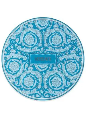 Versace Barocco Plate - Blue