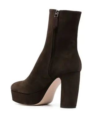 Miu Miu 95mm Suede Ankle Boots
