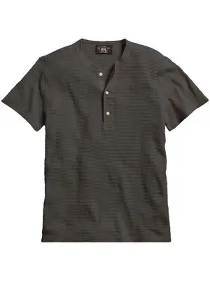 Ralph Lauren Henley Cotton T-shirt - Grey
