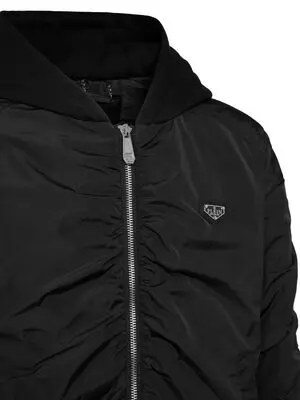 Philipp Plein Padded Bomber Jacket - Black