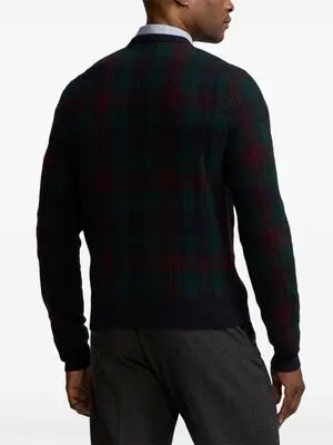 Ralph Lauren Purple Label Plaid Sweater