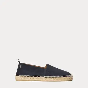 Ralph Lauren Suede Espadrille - Navy
