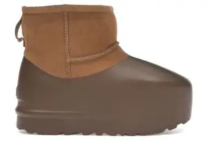 UGG Classic Mini Pumped Molded Boots - Chestnut