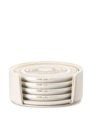 Versace Medusa Gala Coasters - White
