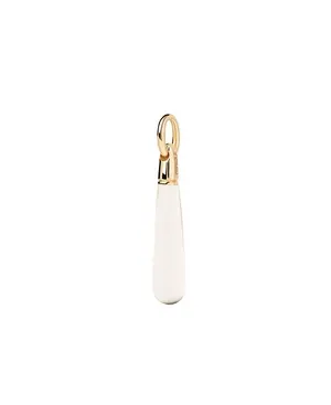 PDPAOLA Rock Crystal Drop Pendant - Clear Quartz