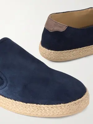 Brunello Cucinelli Suede Espadrilles - Blue