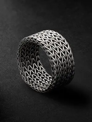 John Hardy Rata Sterling Ring - Silver