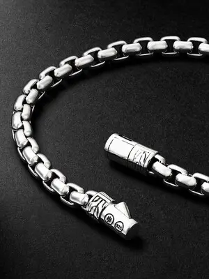 John Hardy Sterling Box Chain Bracelet - Silver