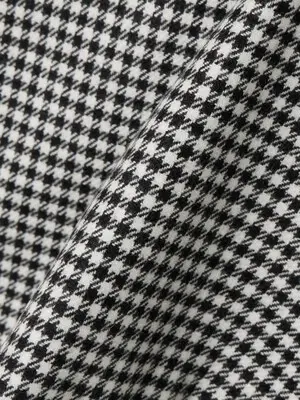 BLAZÉ MILANO Coci Houndstooth Wool Mini Skirt