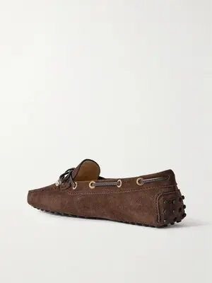 TOD'S Gommino Suede Loafers