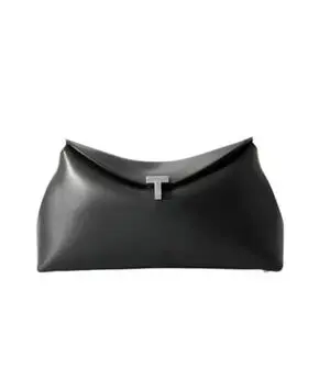 TOTEME T-lock Leather Clutch