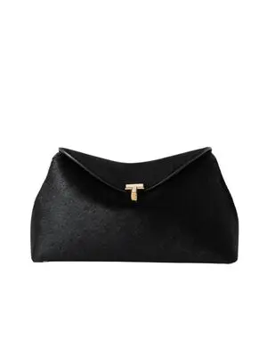 TOTEME T-lock Pony Hair Clutch