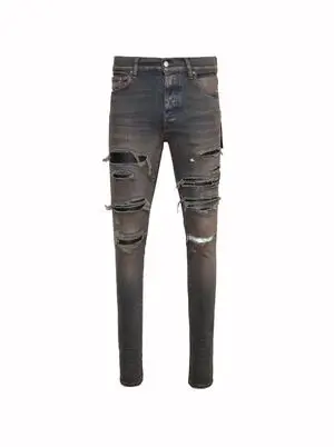 Amiri Leather Thrasher Jeans