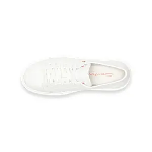 Santoni Tumbled Leather Low-top Sneakers