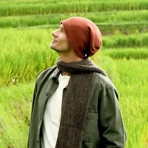NIRVANNA DESIGNS Dekalb Slouch Hat - Russet