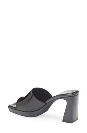 Jeffrey Campbell Dress Code Sandal - Black Patent