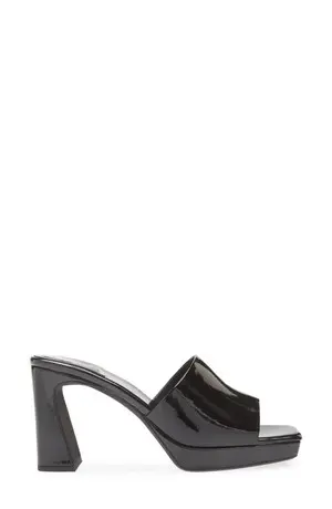 Jeffrey Campbell Dress Code Sandal - Black Patent