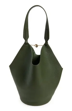 Khaite Small Lotus Top Handle Bag - Bottle Green