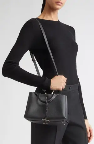 TOD'S Micro Leather Top Handle Bag