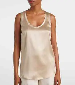 Brunello Cucinelli Silk-blend Blouse
