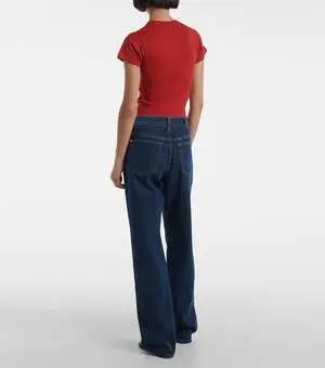7 For All Mankind High-rise Flared Jeans - Blue
