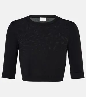 Saint Laurent Layered Knitwear For Women
