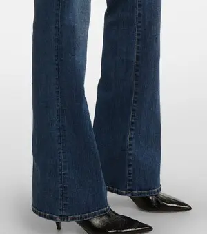 7 For All Mankind Low-rise Bootcut Jeans - Blue