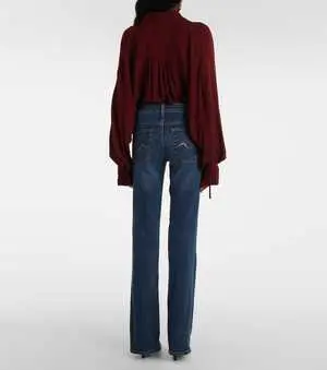 7 For All Mankind Low-rise Bootcut Jeans - Blue