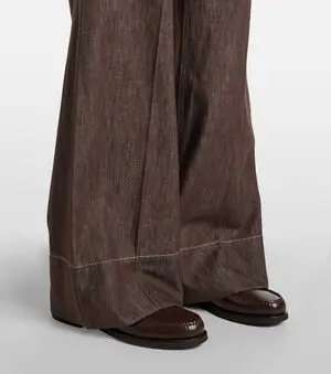 Brunello Cucinelli Mid-rise Wide-leg Jeans