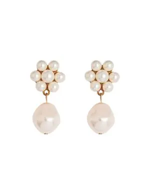 JENNIFER BEHR Josie Drop Earrings - Pearl