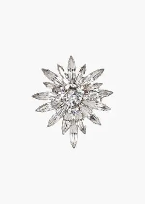 JENNIFER BEHR Maryam Brooch - Crystal
